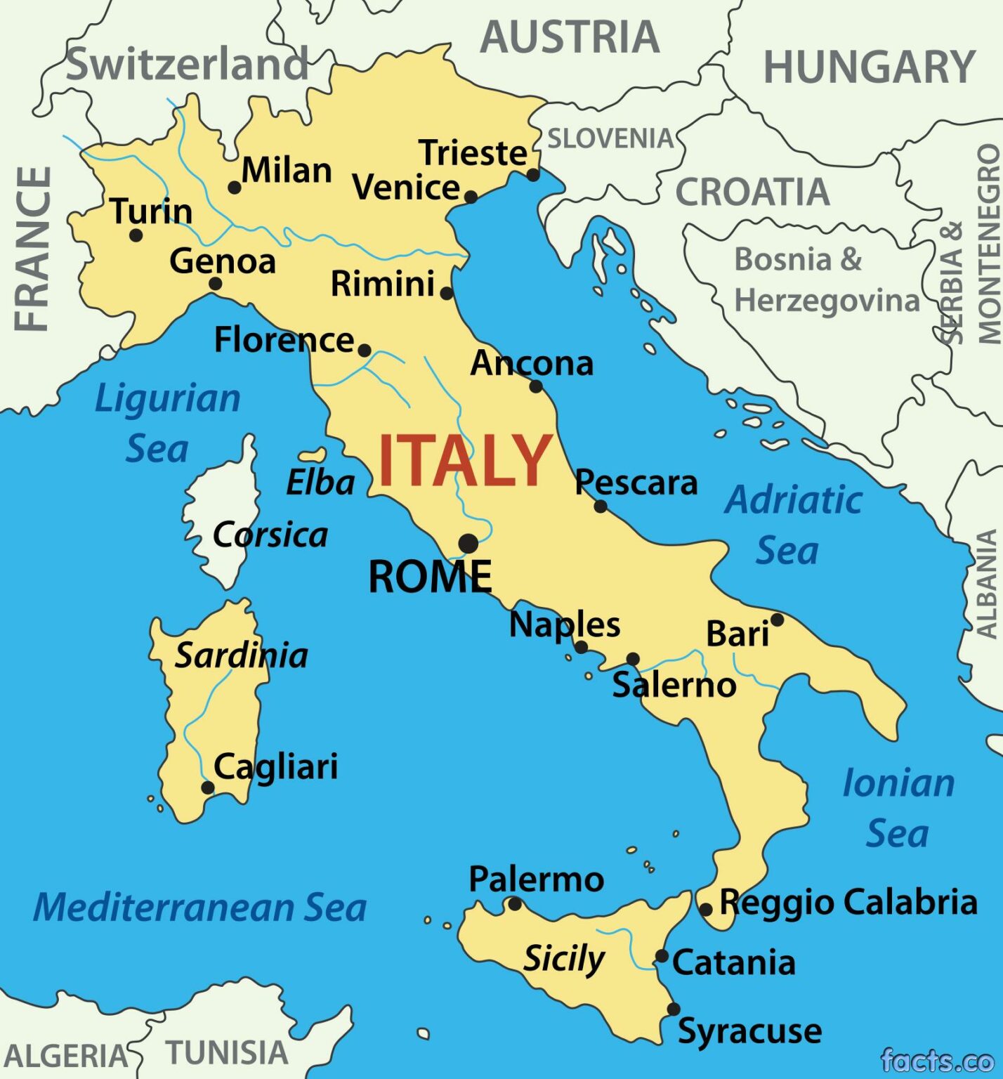 Italy Geography: Map and Facts | Italy-Explore